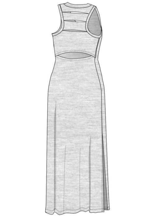Elektra Maxi Dress in Bamboo & Organic Cotton - Nomads Hemp Wear
