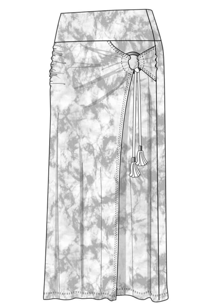 Free-Spirit Skirt (Tie-Dye) - Nomads Hemp Wear