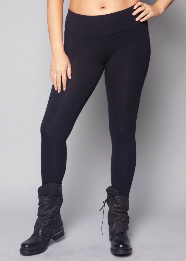 Spectrum Leggings (Melange + Black) - Nomads Hemp Wear